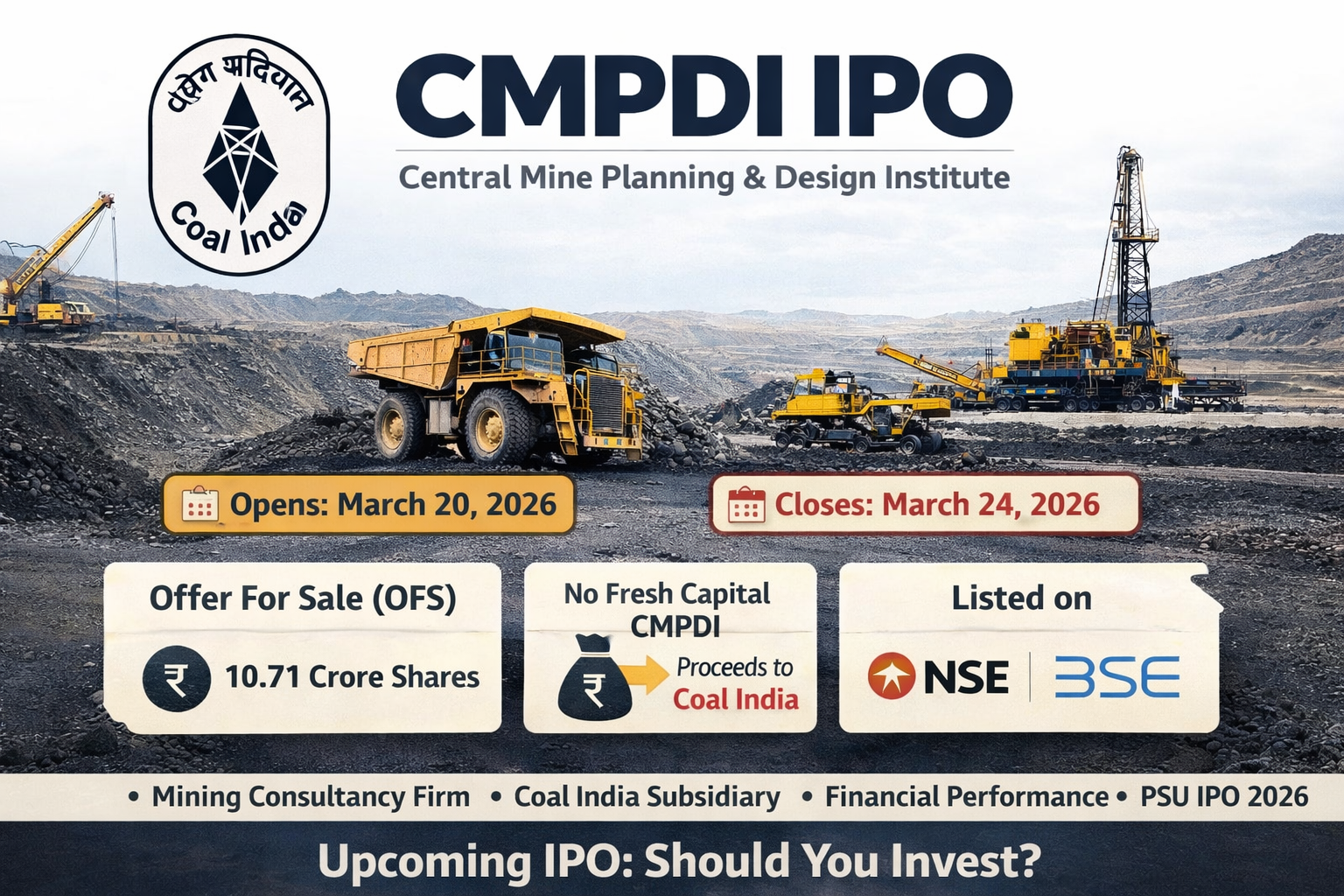 CMPDI IPO 2026, Issue Date, OFS Details, F... | IPO Ideas